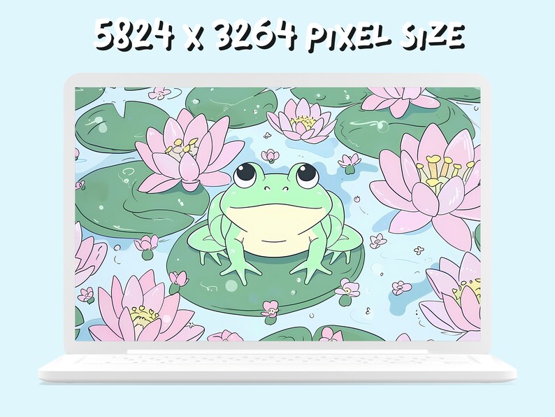 Cute Frog Wallpapers V2 Aesthetic Pastel Whimsical Landscape Anime ...