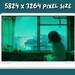 Lofi Green World Retro Wallpapers Digital Art Aesthetic Anime Desktop ...