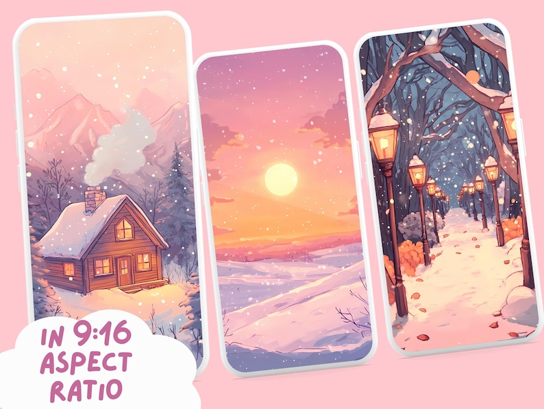 Soft Lofi Winter Wallpapers Cozy Wallpaper Cute Kawaii Anime Desktop ...