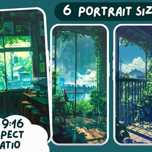 Lofi Green World Retro Wallpapers Whimsical Aesthetic Anime Desktop ...