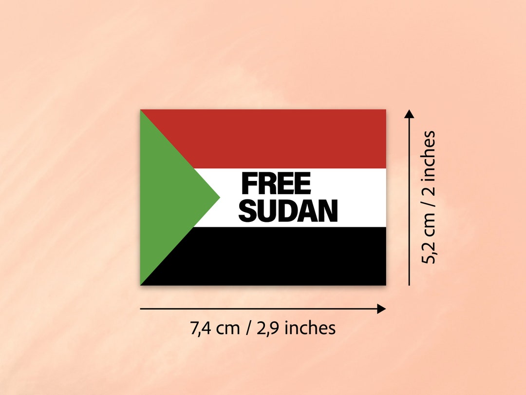200 X Stickers Free Sudan Flag Sticker - Free Sudan Sticker Outdoor ...