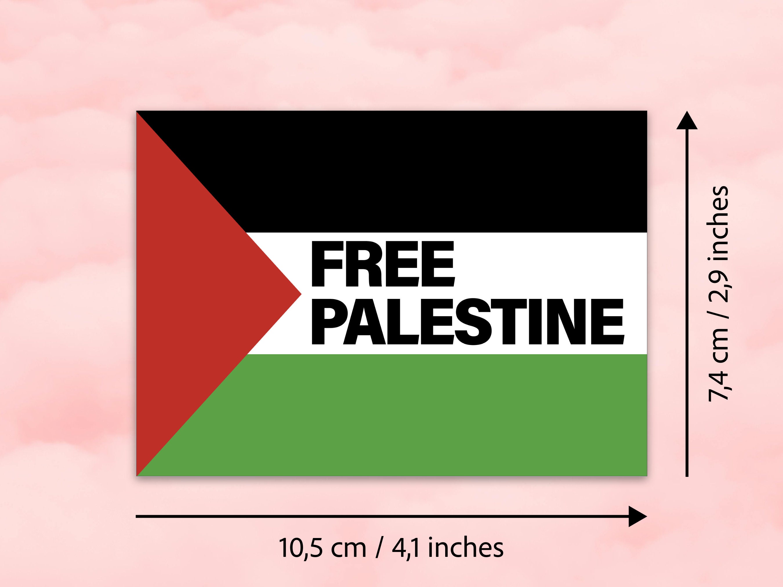 100 X Stickers Free Palestine Flag Sticker Free Palestine Sticker ...