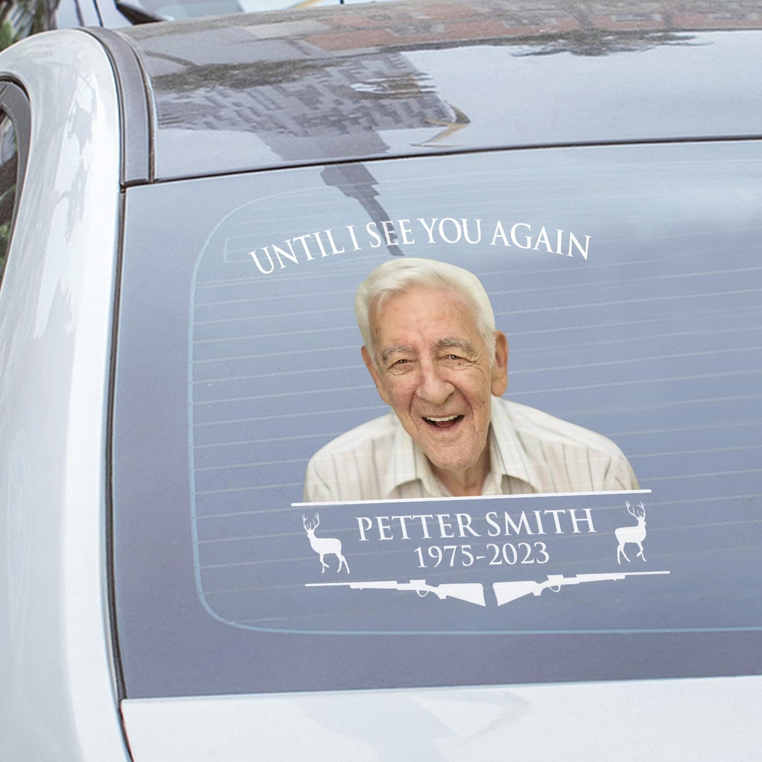 Personalized Name Memorial Car Decal, until I See You Again in Loving ...