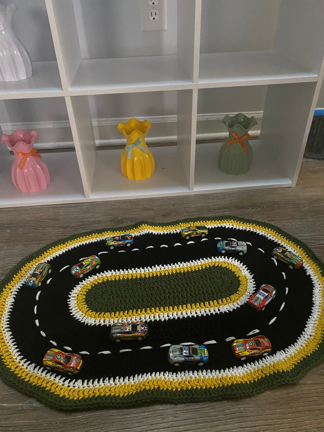 Race Car Track Play Mat - Etsy