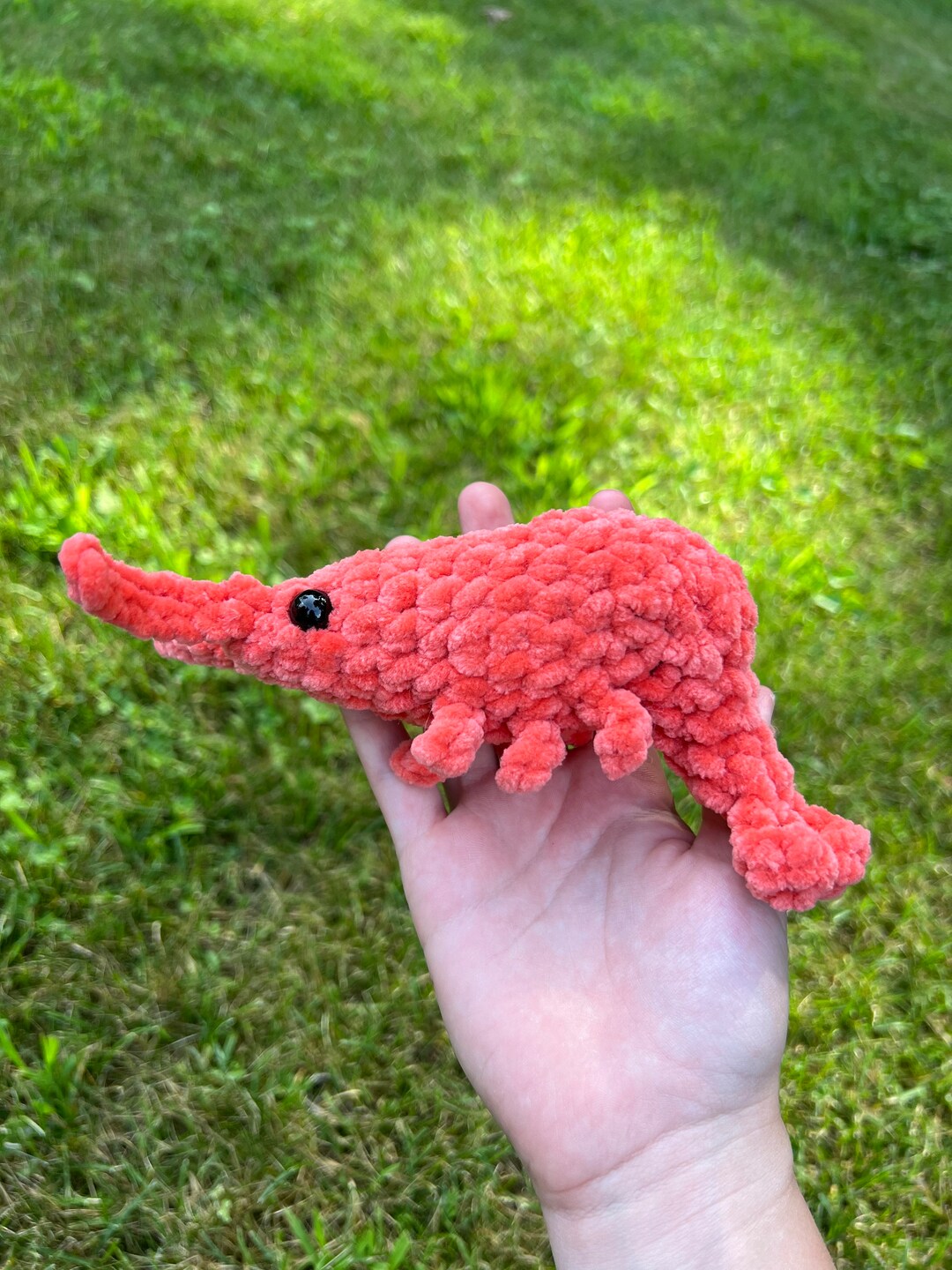 Crochet Shrimp Plushie Amigurumi Stuffed Animal - Etsy