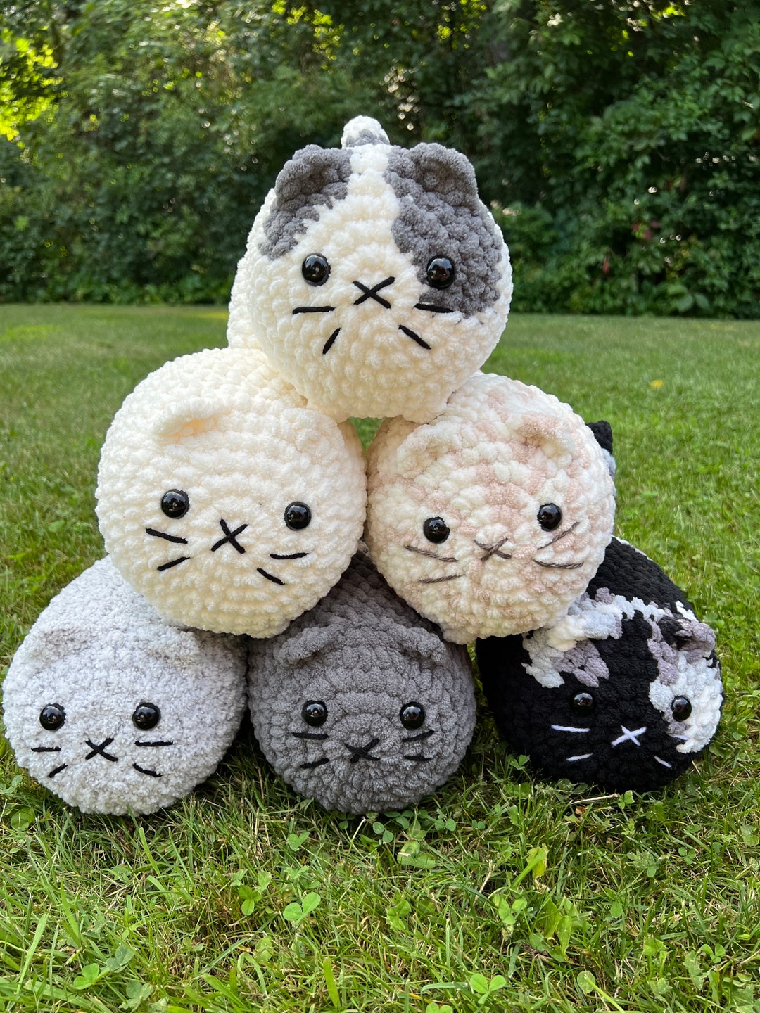 Crochet Loaf Cat Plushie Amigurumi Stuffed Animal - Etsy