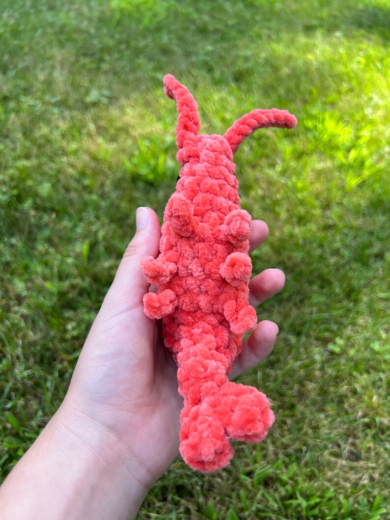 Crochet Shrimp Plushie Amigurumi Stuffed Animal - Etsy
