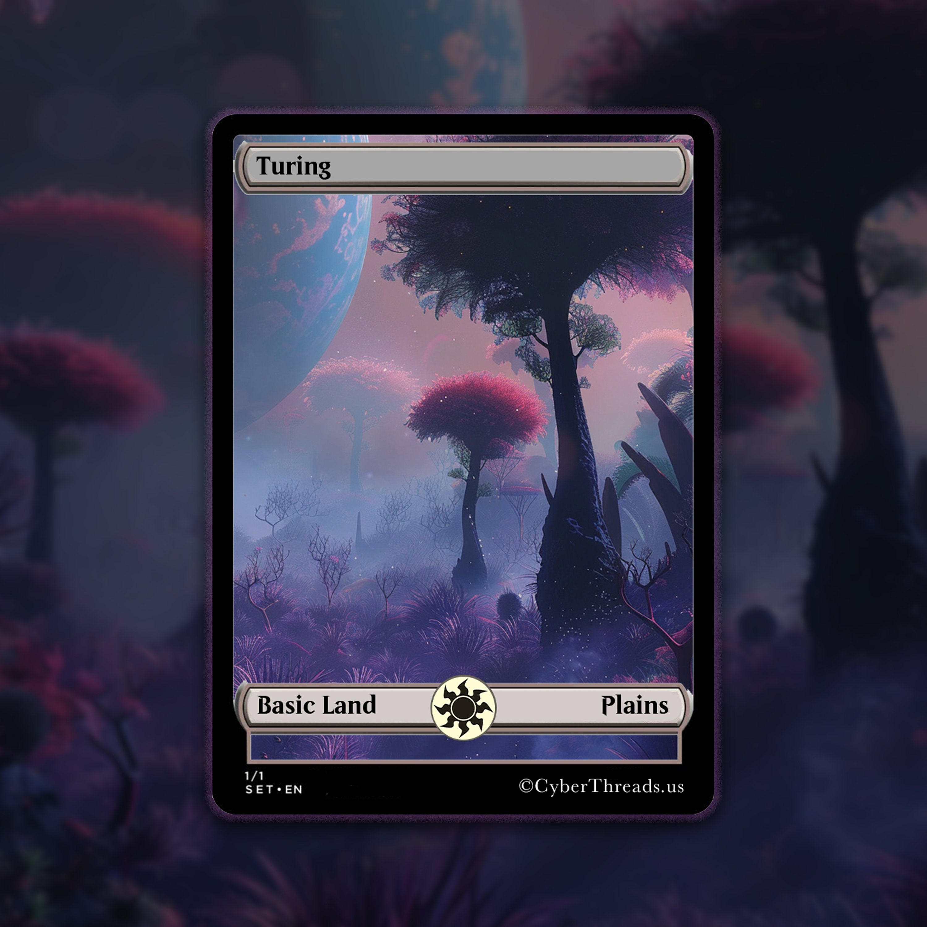 Helldivers MTG Basic Lands Foil Full Art Proxy Magic the Gathering ...