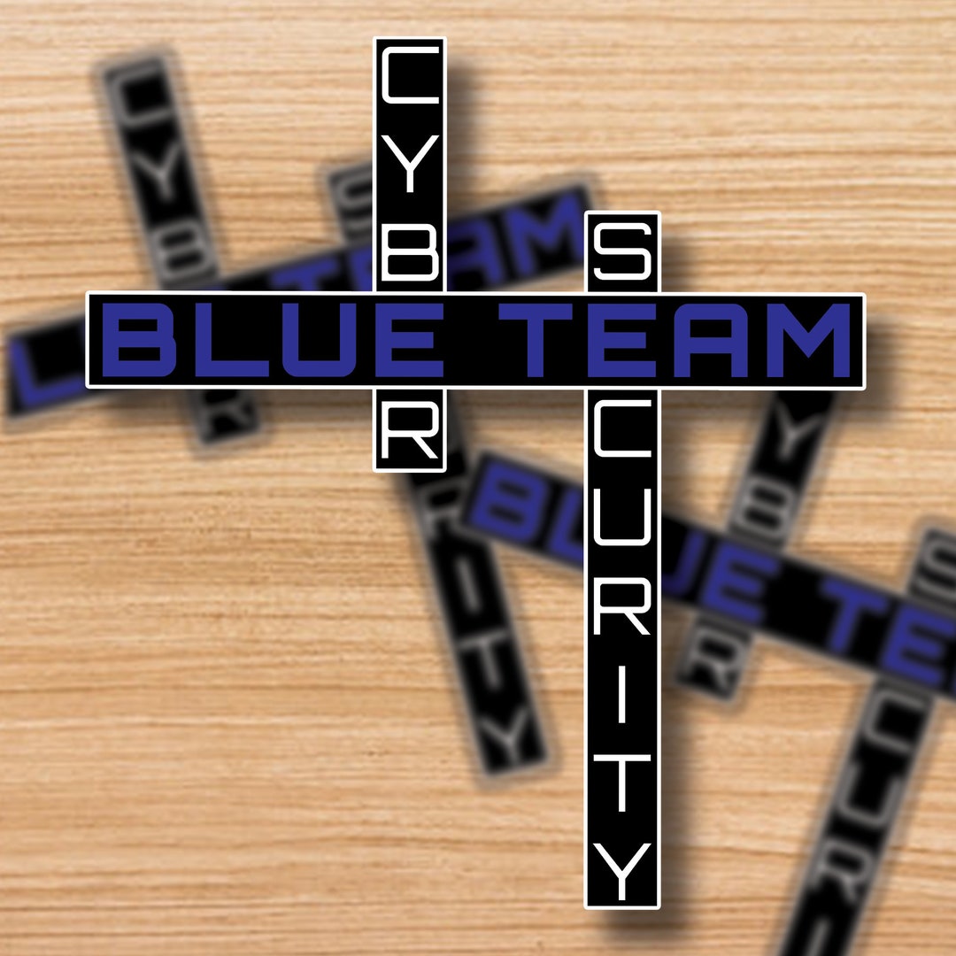 Cybersecurity Blue Team Sticker Decal for Hacker Laptop Decal Cybersec ...