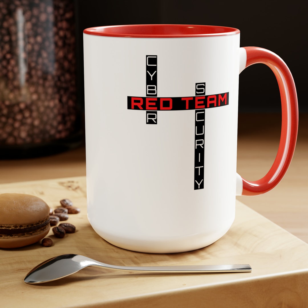 Red Team Two-tone Hacker Mug Cyber Security Networks IT Information ...