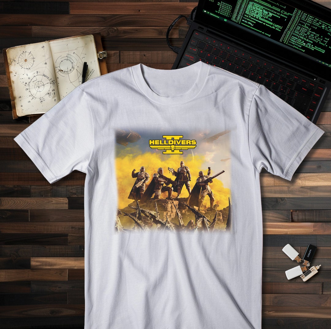 Helldivers 2 T-shirt Squad Helldiver II Shirt for Men for Women Gamers ...