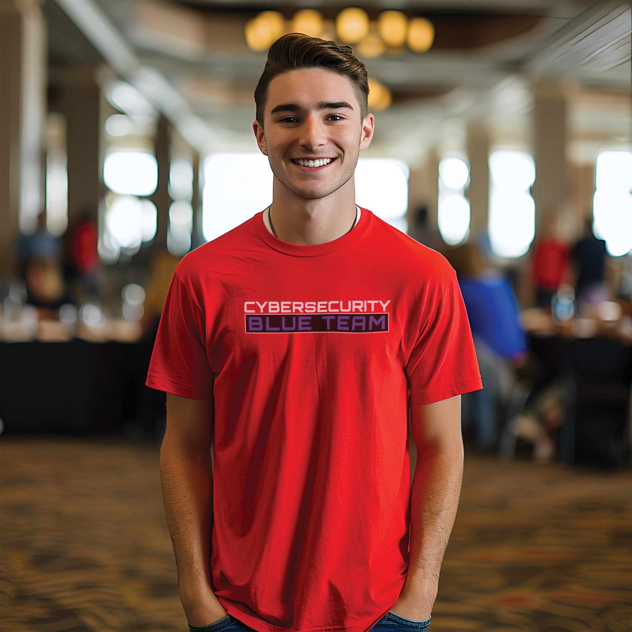 Cybersecurity Blue Team Unisex Hacker Networks IT Information ...