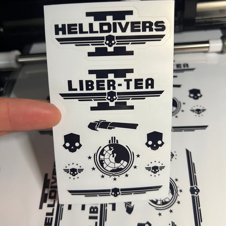 Helldivers 2 Decal Pack for Laptop Car Sticker Pack Gift for Fathers Day Boyfriend Gamer ...