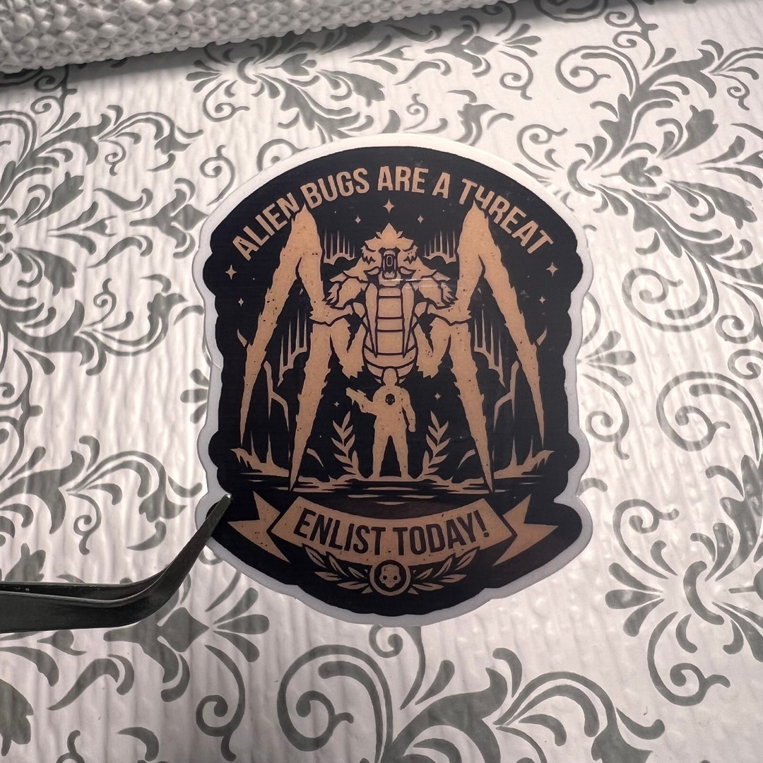 Helldivers 2 Sticker Laptop Car Decal Red Team Assorted Sticker ...