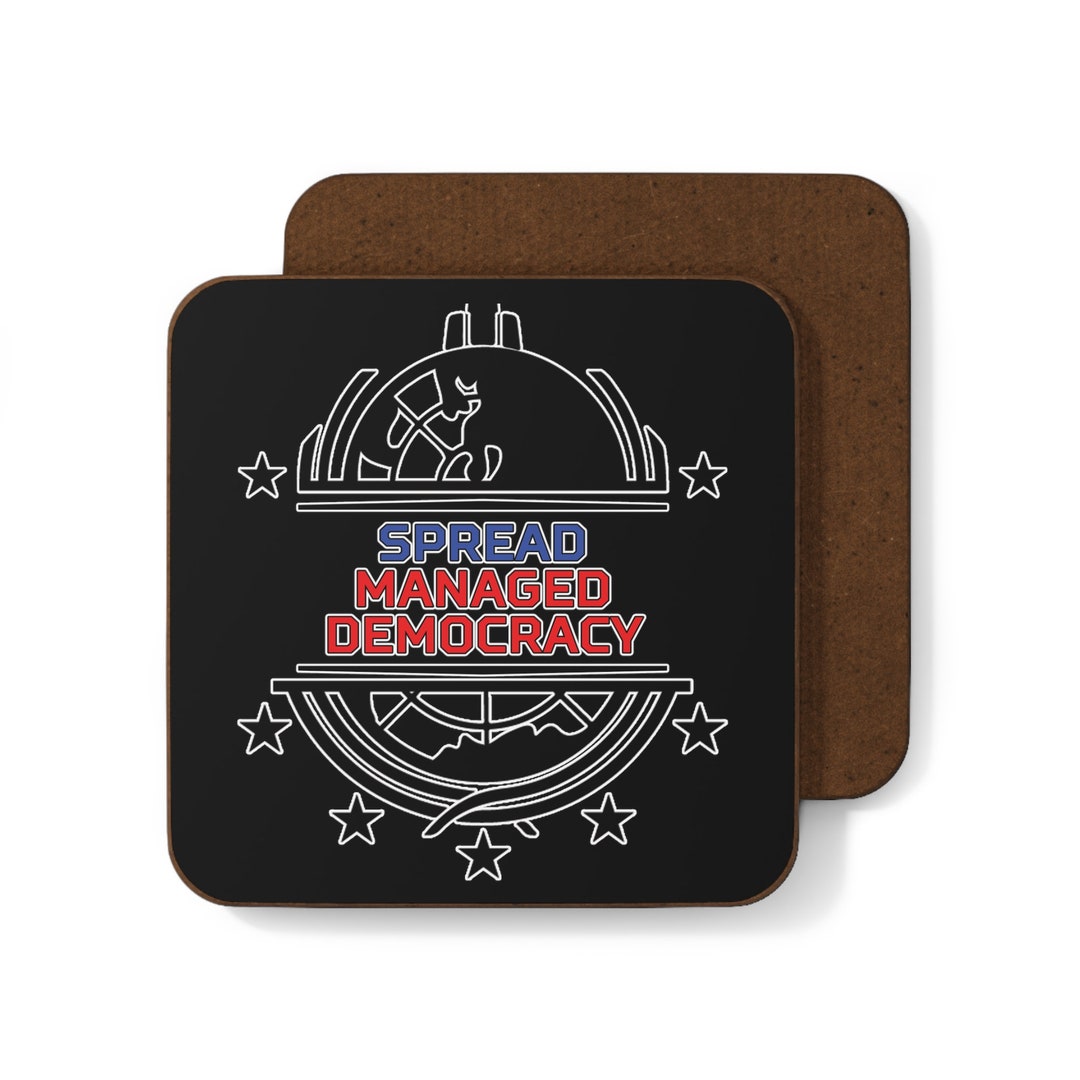 Helldivers 2 Spread Managed Democracy Coaster for Gamers Spread Managed Democracy Hat Helldivers ...