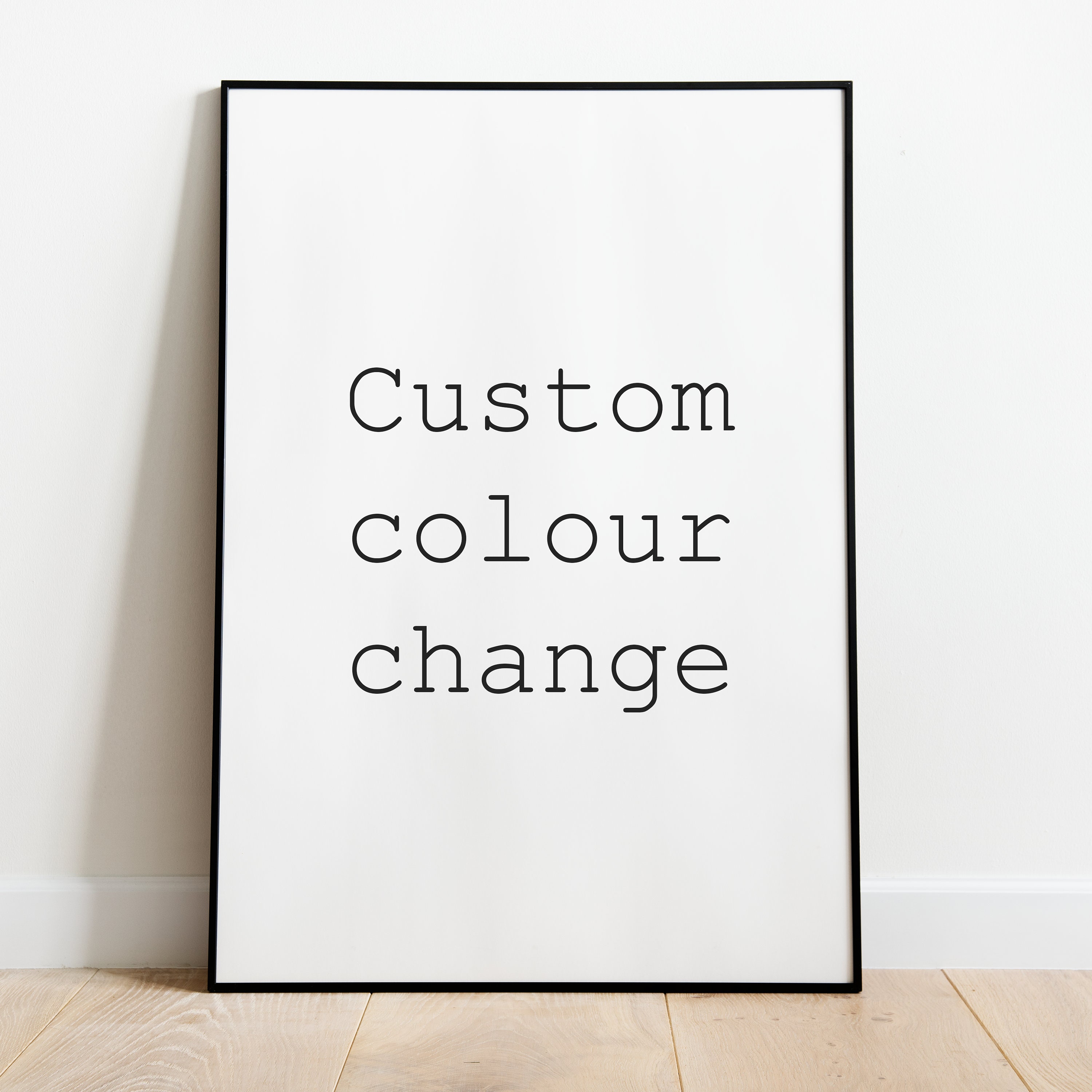 CUSTOM COLOR CHANGE of Any Design From My Shop, Custom Color Print ...