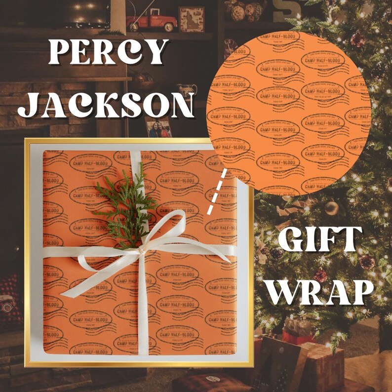 Percy Jackson and the Olympians Wrapping Paper - Etsy