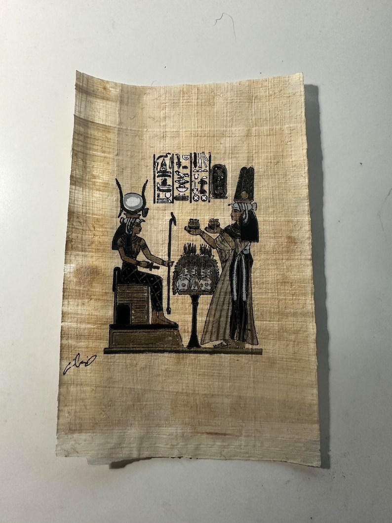 Egyptian Papyrus Paintings Original Hand Painted Papyrus - Etsy