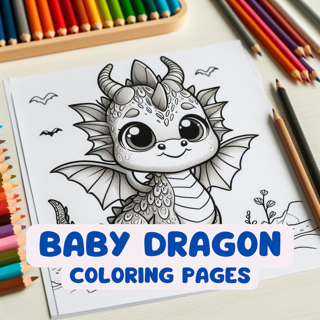 Baby Dragon Coloring Pages 18 Printable Baby Dragon Designs DIY Kids ...