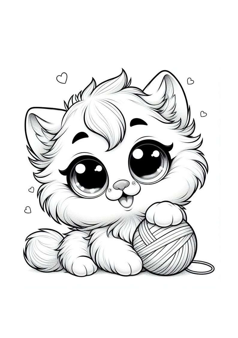 Kitten Coloring Pages - 14 Printable Cute Kitten Designs - DIY Coloring ...