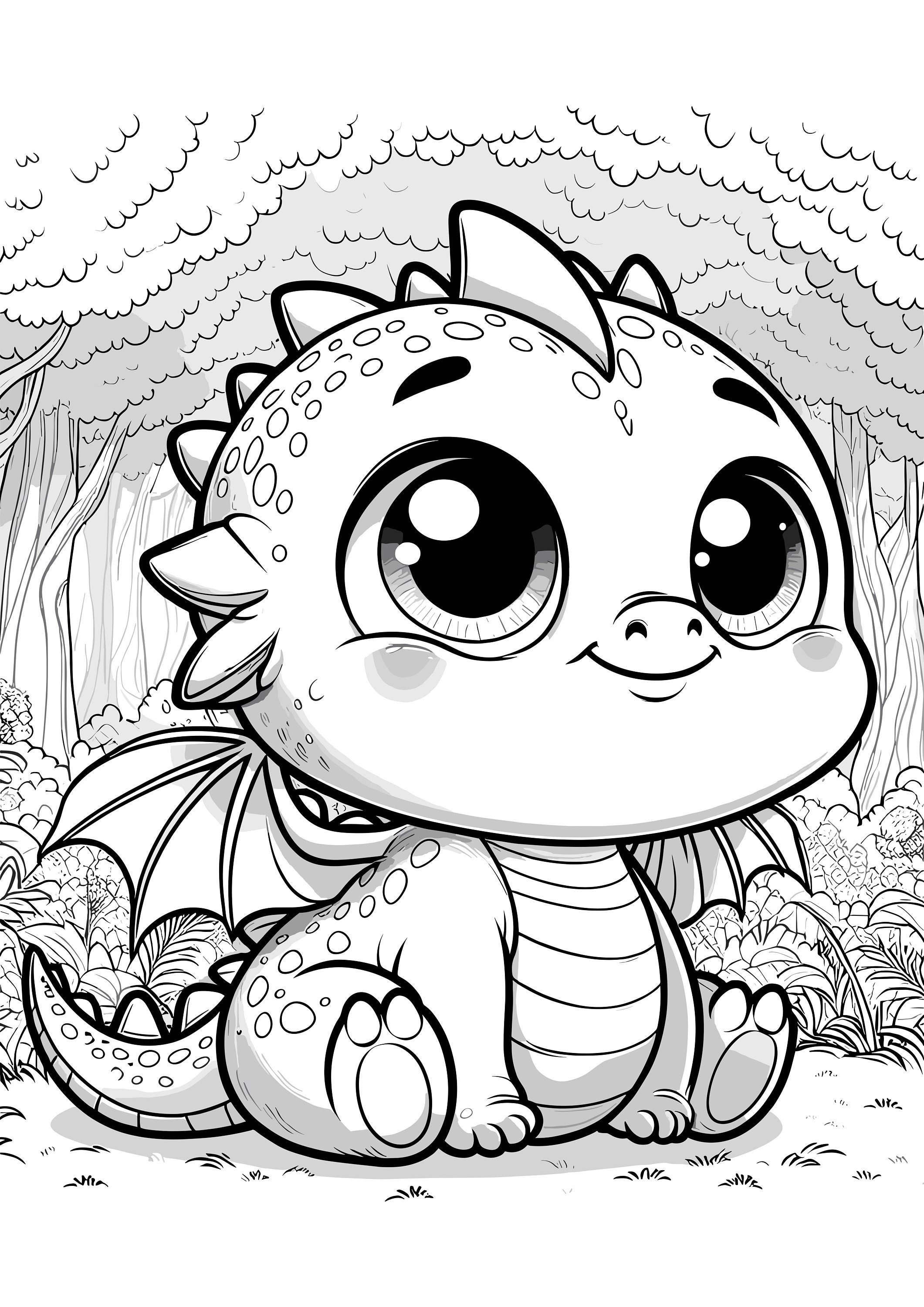 Baby Dragon Coloring Pages 18 Printable Baby Dragon Designs DIY Kids ...