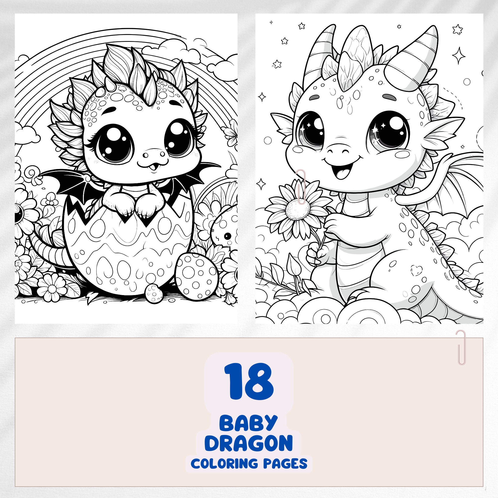 Baby Dragon Coloring Pages 18 Printable Baby Dragon Designs DIY Kids ...