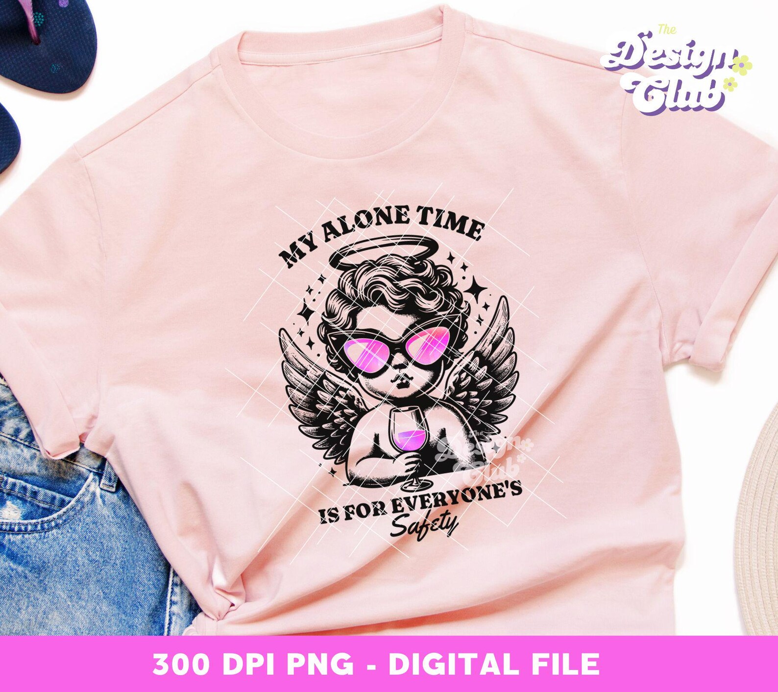 My Alone Time is for Everyone's Safety Png, Sarcastic Retro Png ...