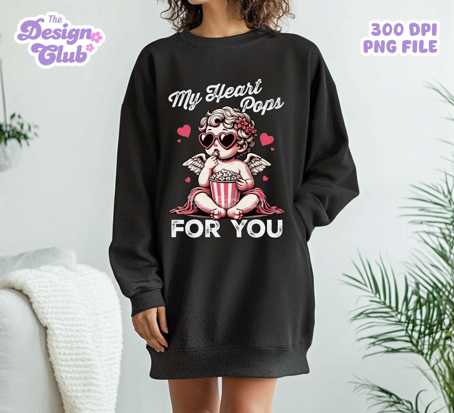 My Heart Pops for You PNG, Retro Valentines Day PNG, Valentine Shirt ...