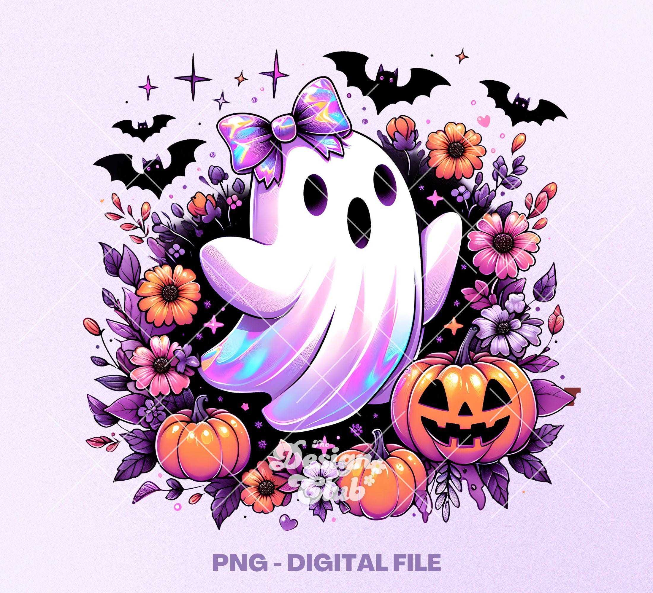 Cute Ghost Png, Halloween Clipart, Coquette Png, Halloween Autumn ...
