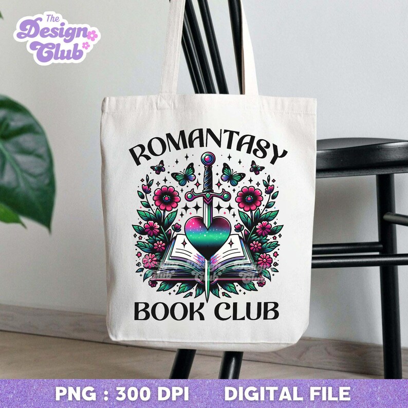 Romantasy Book Club PNG, Smutty Book PNG, Reading Books Lover ...