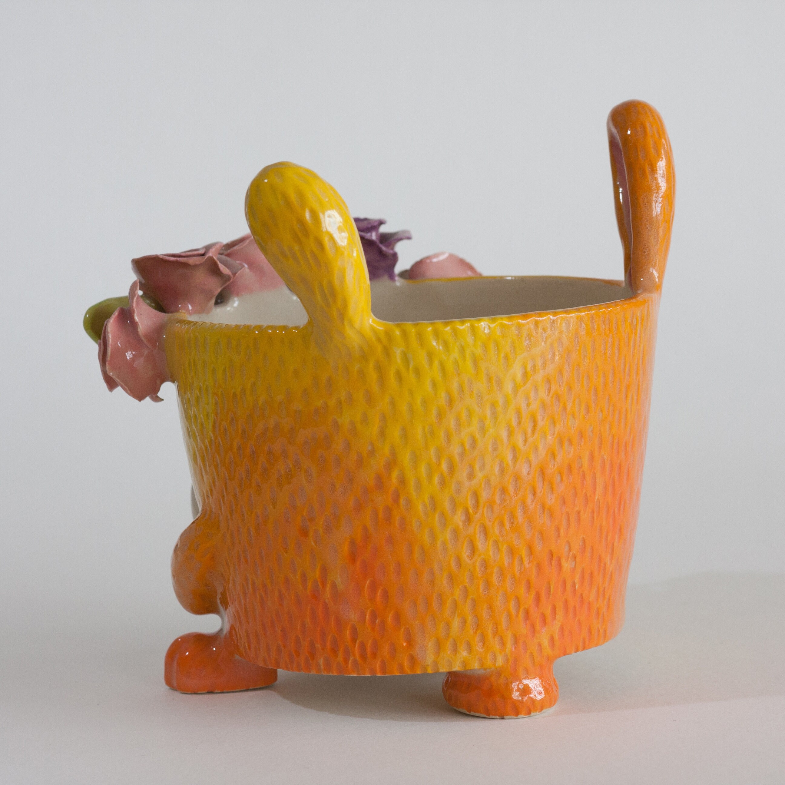 Cute Bunny Plant Pot,pottery,cactus Pot,cute Cony Pot,animal Plant Pot ...