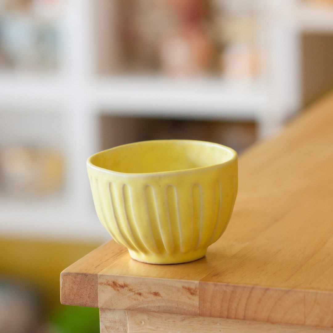 Matte Yellow Chawan,coffee Cup,matcha Cup,tea Cups,handmade Pottery ...