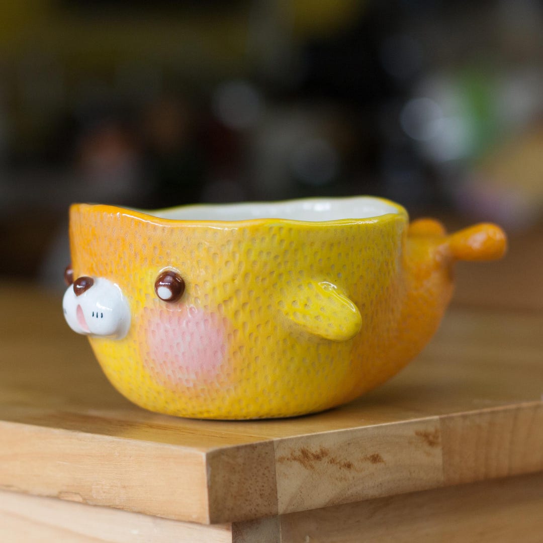 Adorable Seal-shaped Mug With Tail Handle - Unique Handmade Ceramic Cup ...