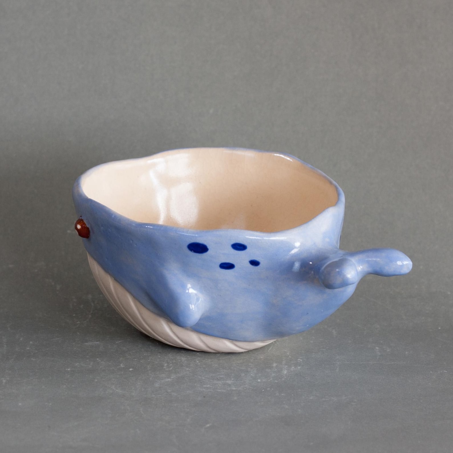 Handmade Blue Whale Ceramic Cup-cute Pottery Mug,ocean-themed Mug ...