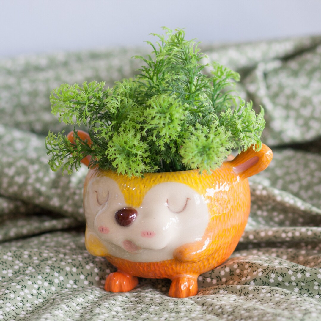 Bunny Plant Pot,pottery,cactus Pot,cute Cony Pot,animal Plant Pot ...