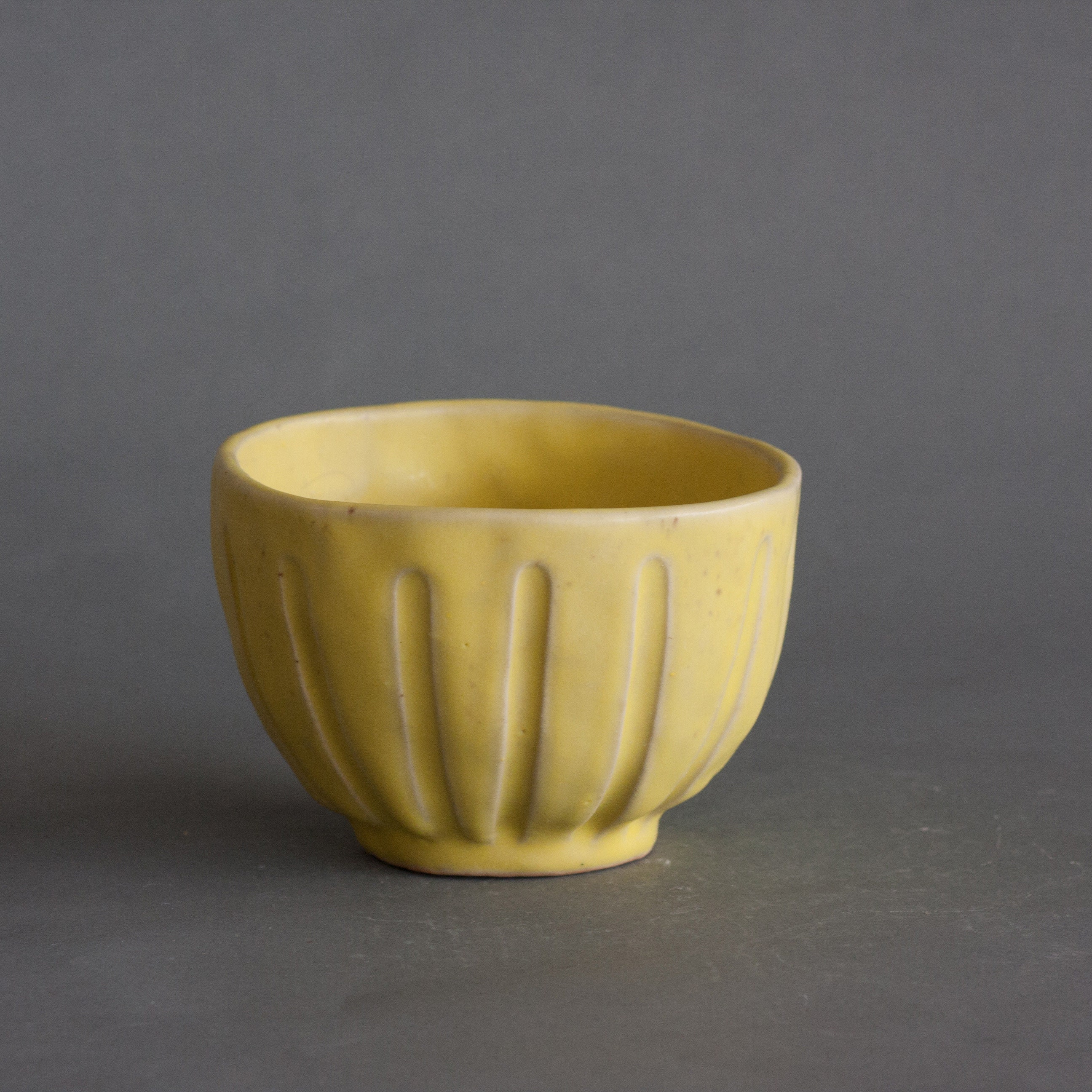Matte Yellow Chawan,coffee Cup,matcha Cup,tea Cups,handmade Pottery ...