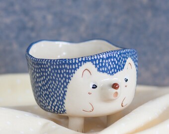 Ceramic Small Bowl Hedgehog - Etsy