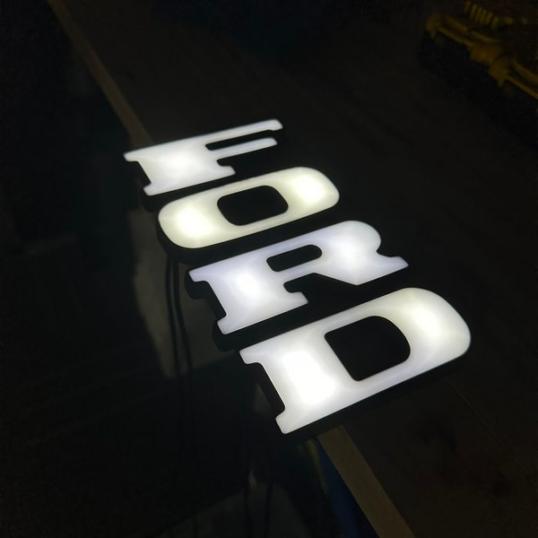Ford Hood Letters - Etsy