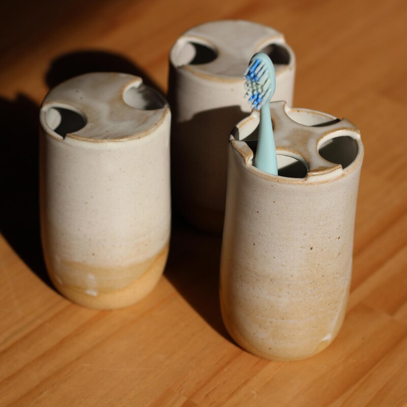 Ceramic Toothbrush Holder - Etsy