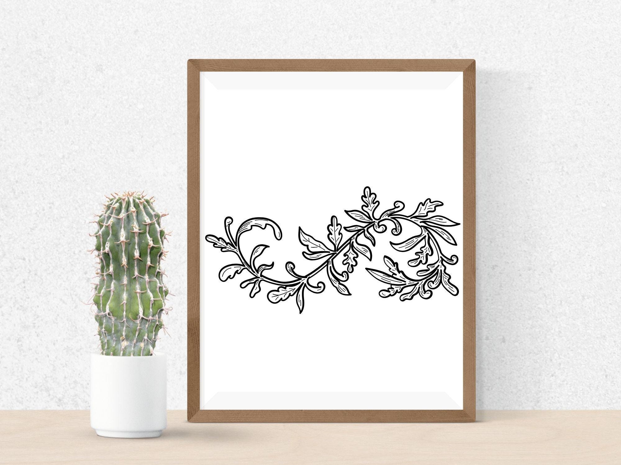 Filigree Scroll SVG Bundle: Laser Cut Design (digital Download) - Etsy