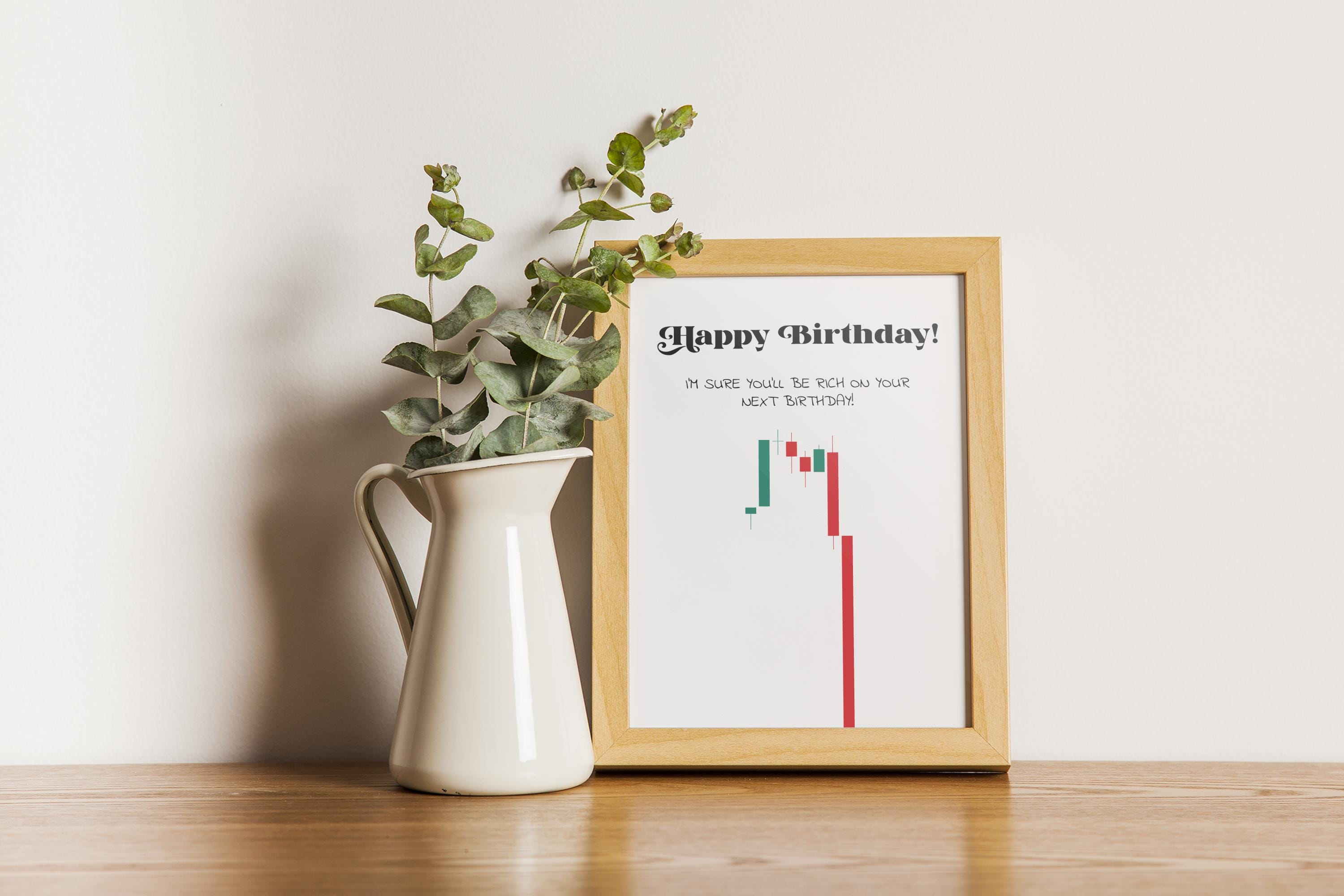 Printable Crypto Birthday Card Fun Digital Art Card for Friends Perfect ...