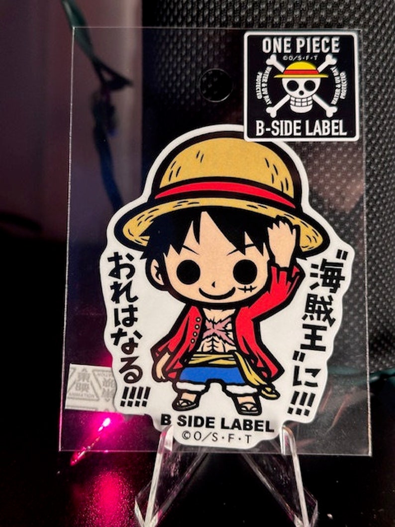 Stickers ONE PIECE B-side Label High-quality Stickers From Japan Luffy ...