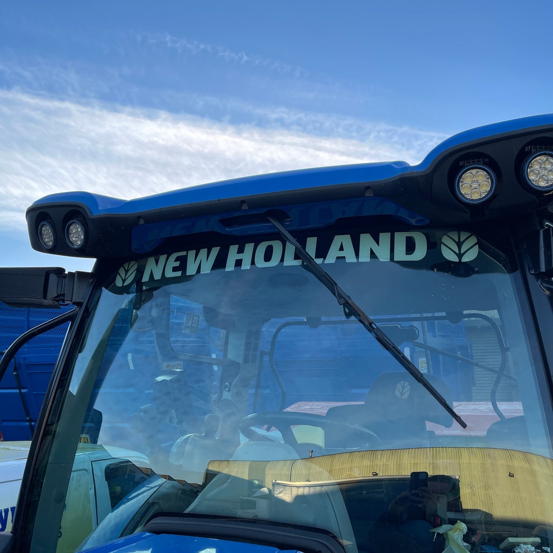 New Holland Sunstrip Window Windscreen Sticker Decal Classic New ...