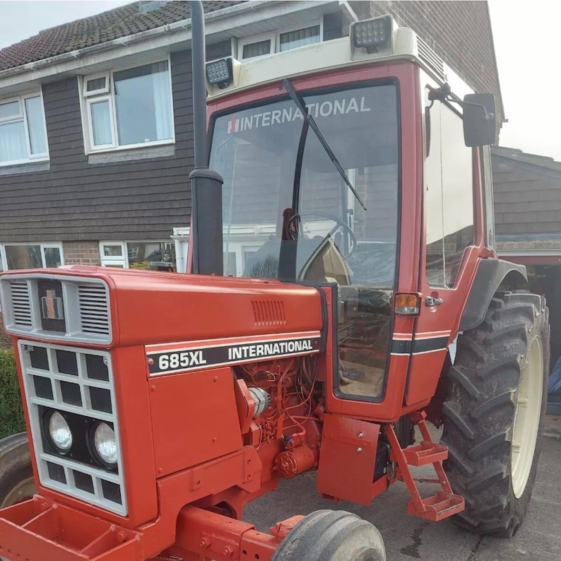 International Harvester Tractor Cab Sunstrip Window Windscreen Sticker ...