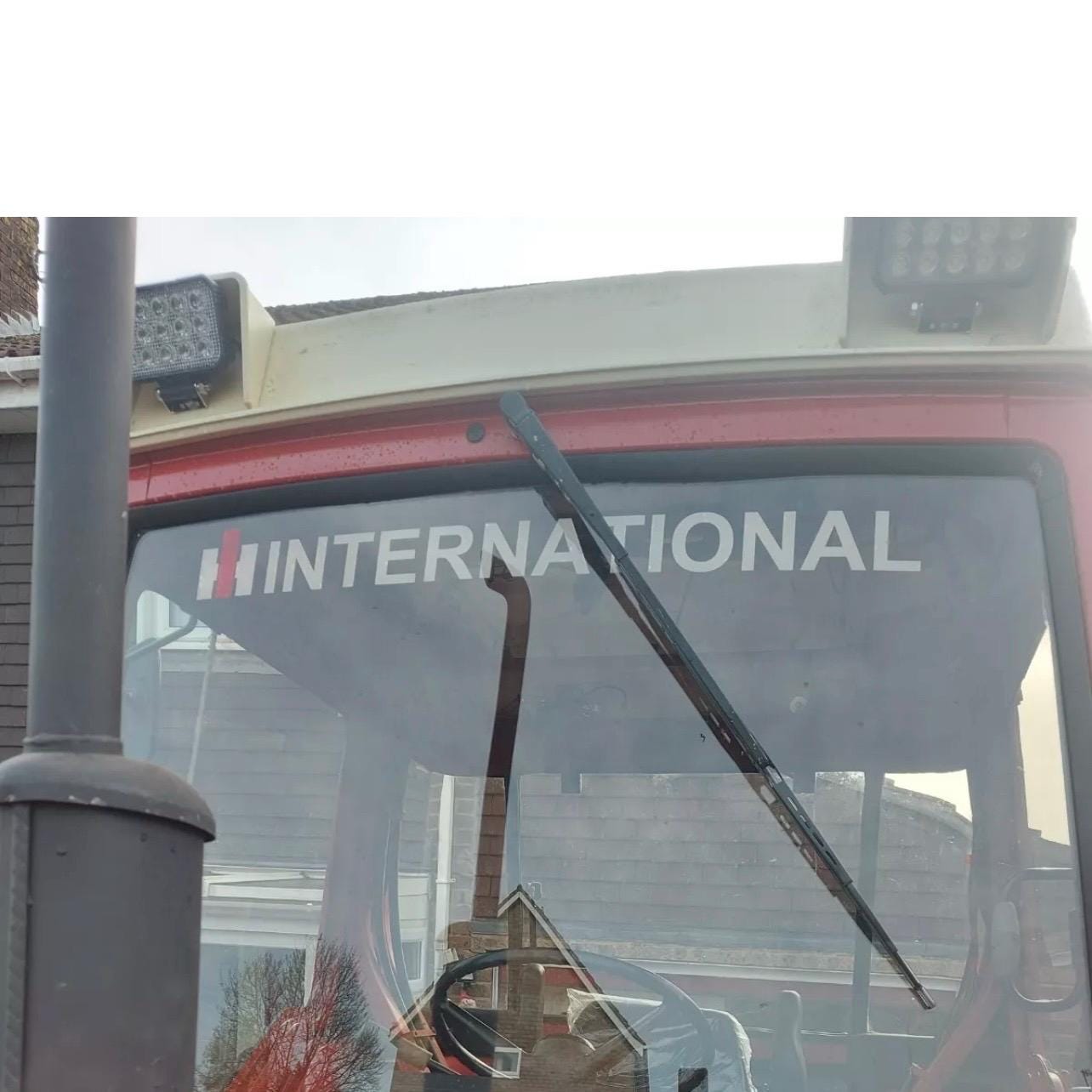 International Harvester Tractor Cab Sunstrip Window Windscreen Sticker ...