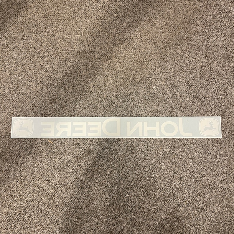 John Deere Tractor Sunstrip Window Windscreen Sticker Decal Vinyl - Etsy