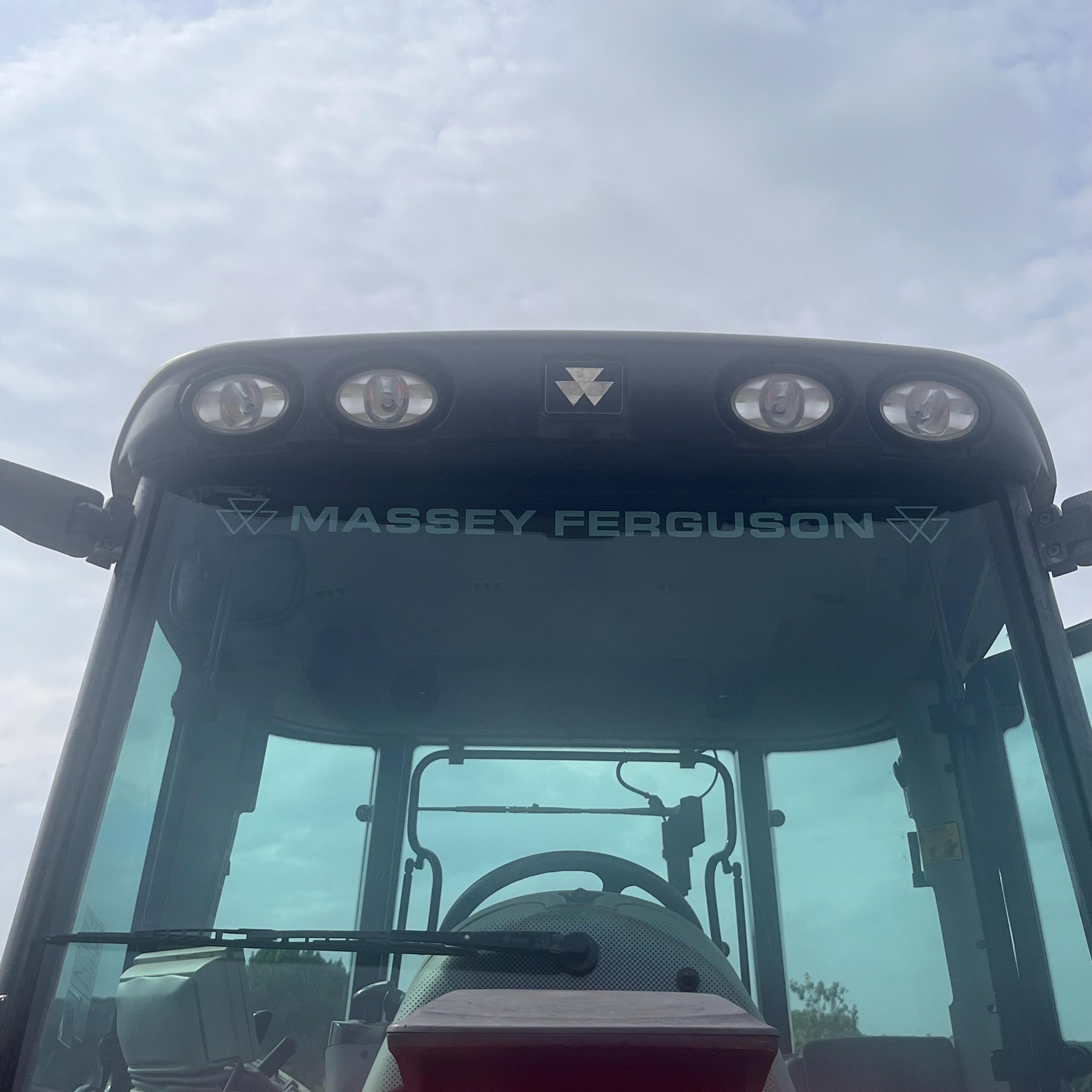 Massey Ferguson Tractor Cab Sunstrip Window Windscreen Sticker Decal ...
