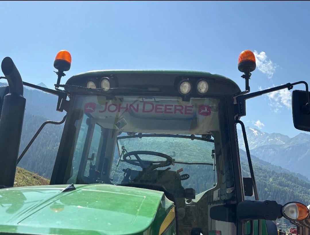 John Deere Tractor Sunstrip Window Windscreen Sticker Decal Vinyl Pink ...