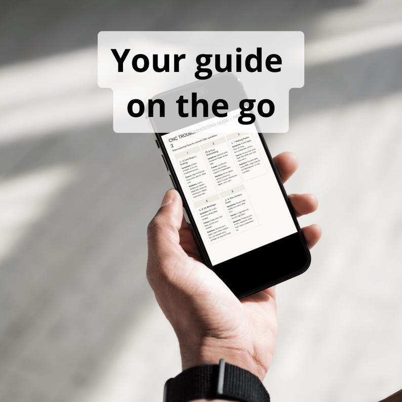 CNC Troubleshooting Guide | Router Error Fixes Cheat Sheet | Quick ...