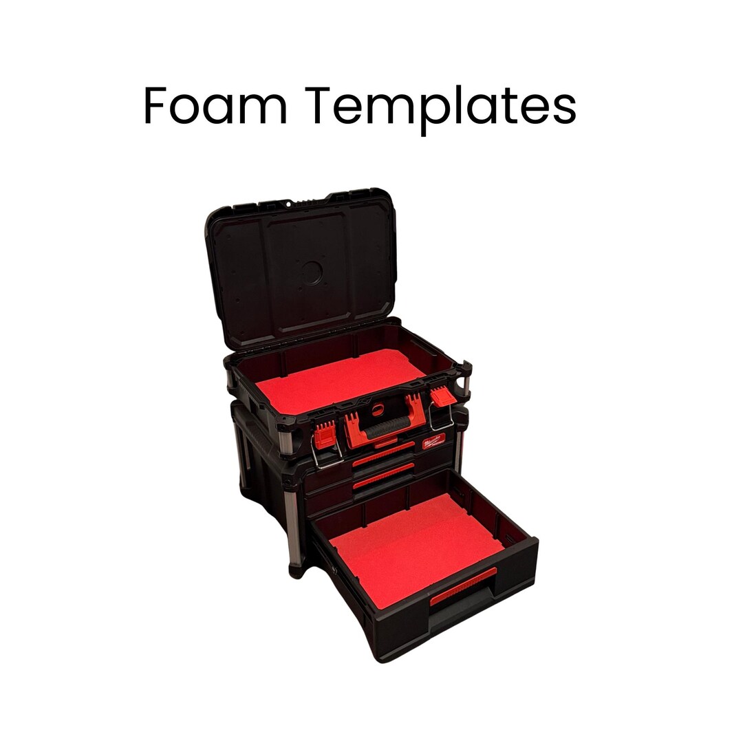 Milwaukee Packout Foam Templates DXF – 2 1 Drawer & Packout Box Set - Etsy